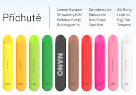 Jednorázové cigarety Lio Nano Vape - OneVape.cz